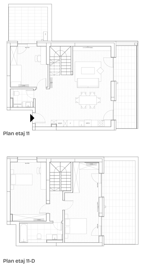 Penthouse Duplex 4 camere tip E29 în Faza 2 PRIMA Astera